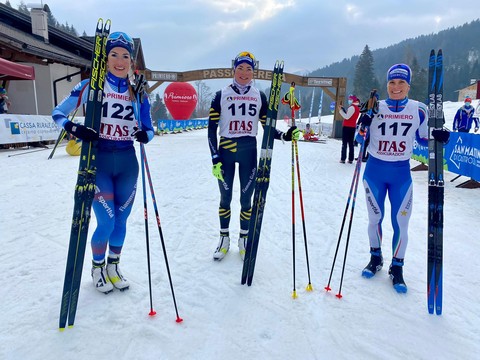 Fondo - Francesca Franchi tricolore della 30 chilometri - FISI Bergamo